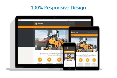 Civil Engineering Responsive Website Template #48140