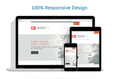 Media Responsive Website Template #48806