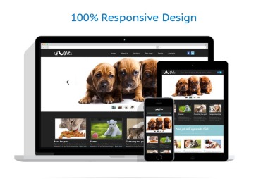 Pet Shop Responsive Website Template #48812