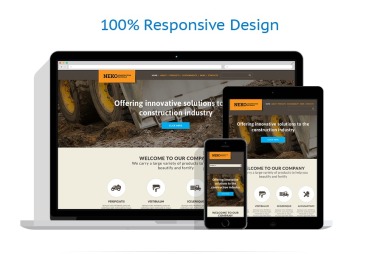 Civil Engineering Responsive Website Template #49107