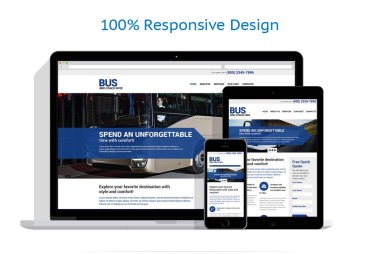 Transportation Responsive Website Template #49407