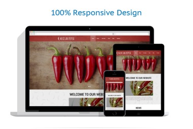 Mexican Restaurant Responsive Website Template #50712