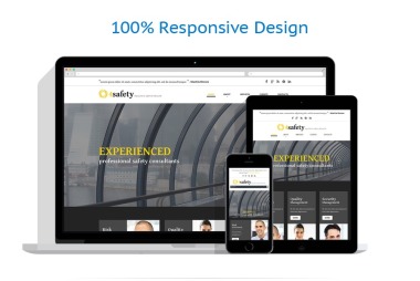 Security Responsive Website Template #50748