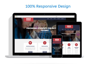 University Responsive Website Template #51138