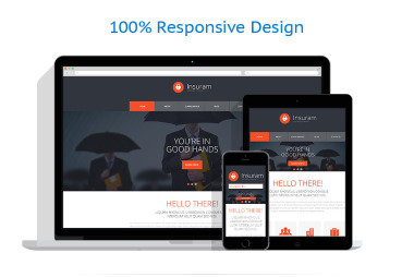 Insurance Responsive Website Template #51251