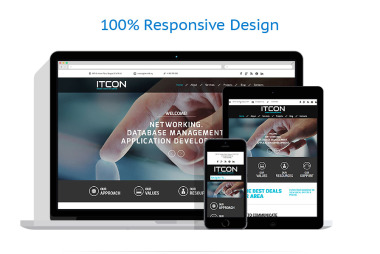 Internet Responsive Website Template #52067