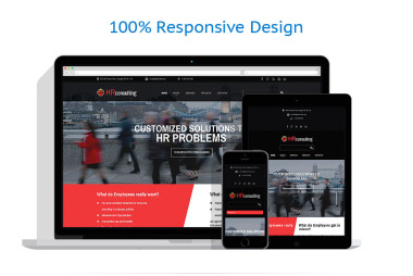 Public Relations Responsive Website Template #52049