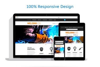 Welding Responsive Website Template #52068