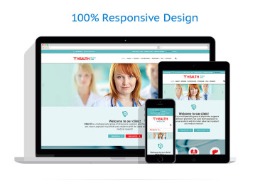 Medical Responsive Website Template #52452