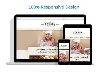 Bakery Responsive Website Template #52920