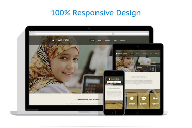 Islamic School Website Template #53241