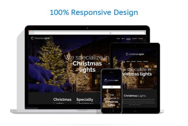 Christmas Responsive Website Template #53814