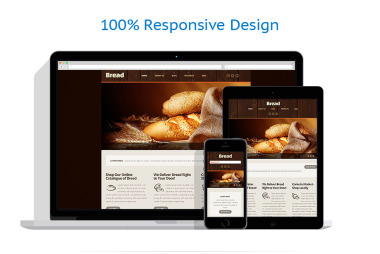 Bakery Responsive Website Template #54011