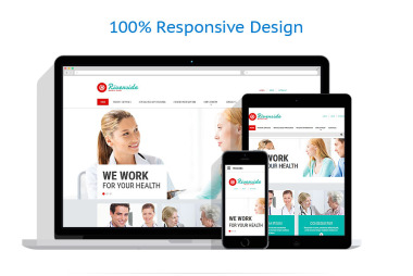 Medical Responsive Website Template #55547