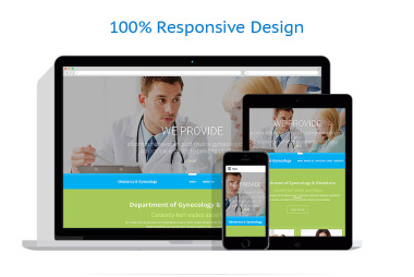 Medical Responsive Website Template #57757