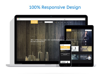 Management Company Responsive Website Template #57895