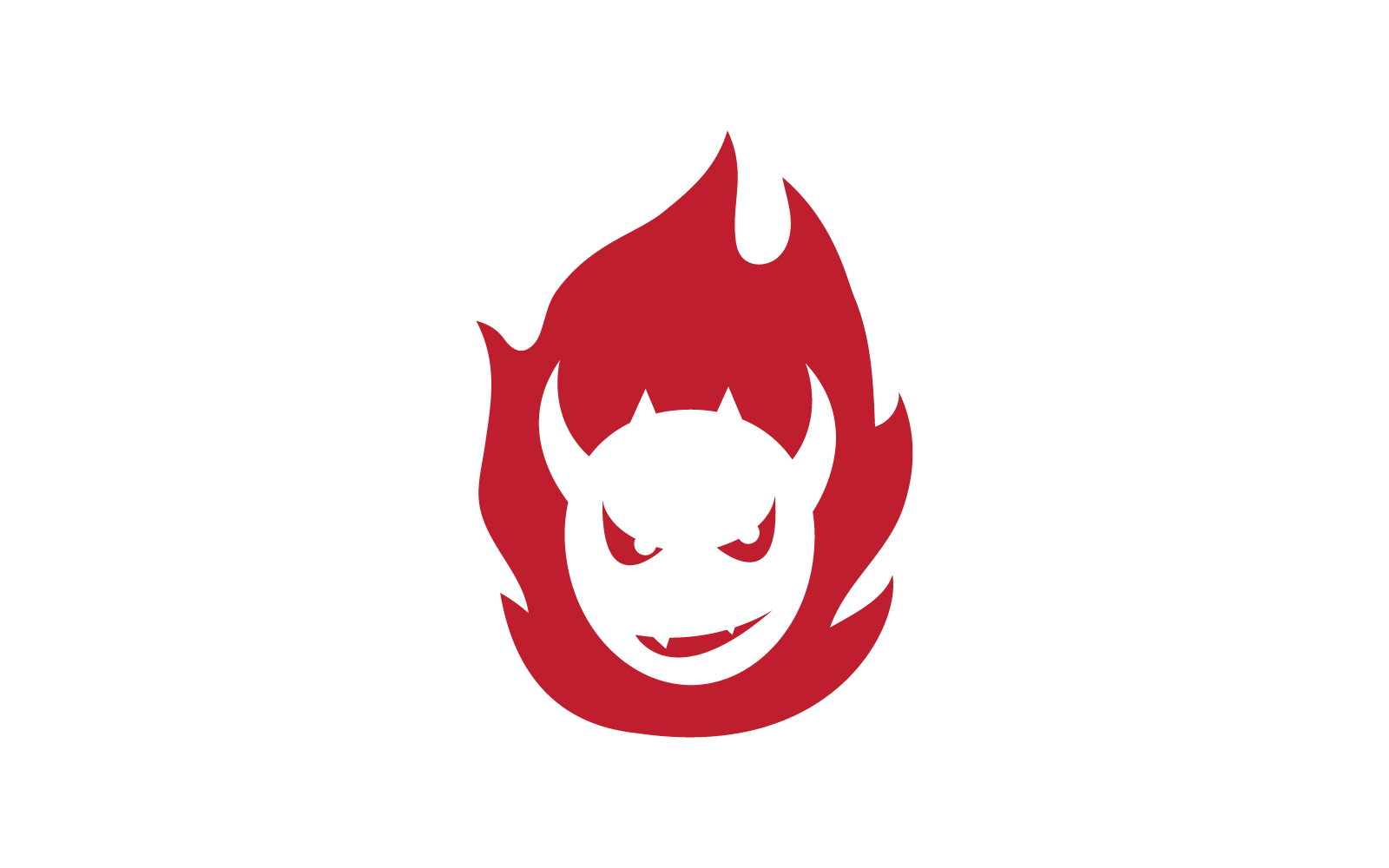 Conception d'illustration vectorielle de logo diable