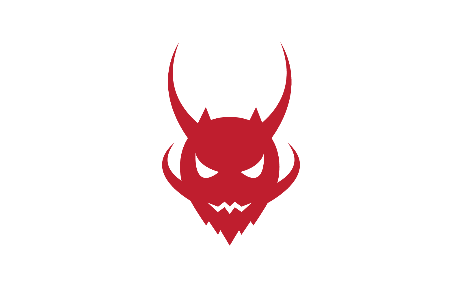 Şeytan logosu illüstrasyon şablonu #382208 - TemplateMonster