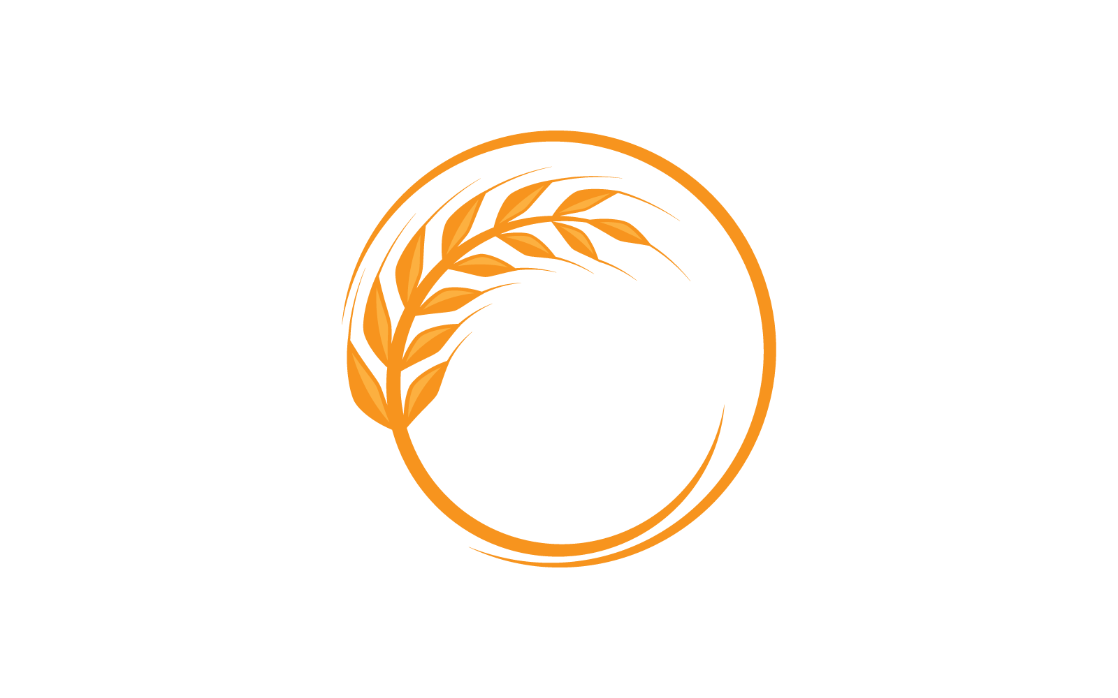 Weizen-Logo-Vorlage, Vektorsymbol, Illustrationsdesign