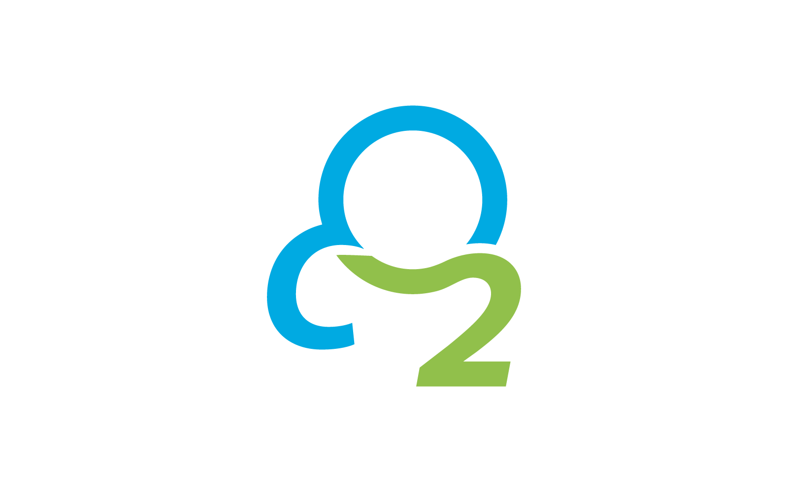 Co2 Karbon dioksit logo vektör tasarımı - TemplateMonster