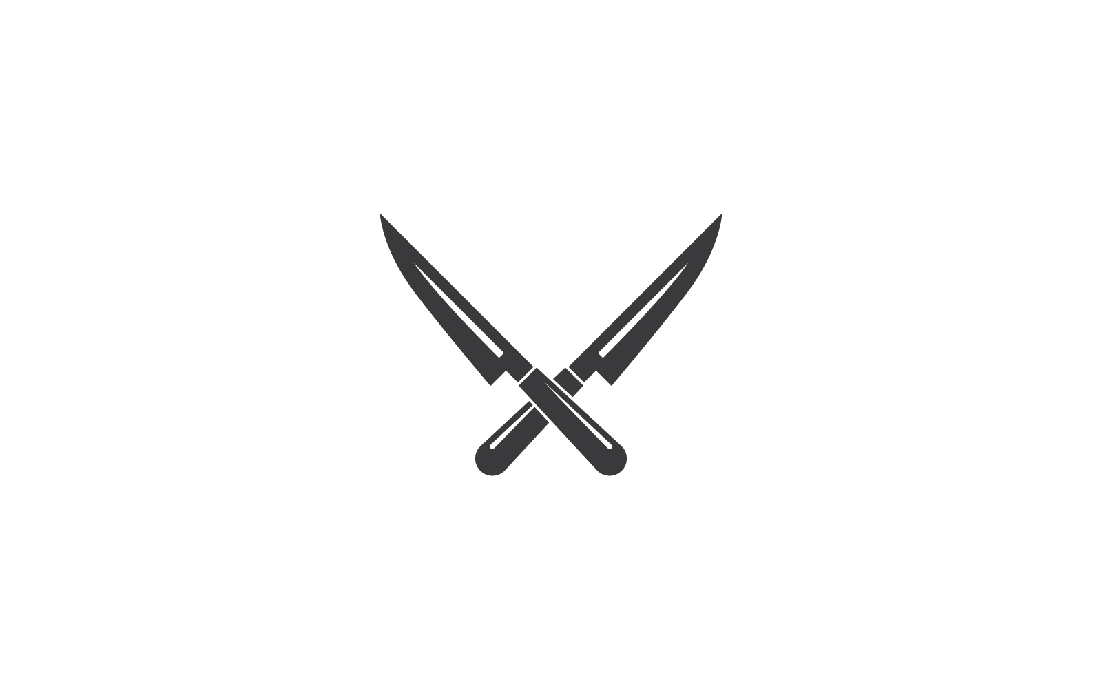 Modello di illustrazione dell'icona del logo dello chef di cucina del ...