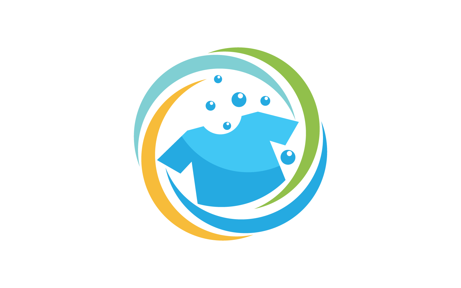 Modello icona vettore logo lavanderia - TemplateMonster