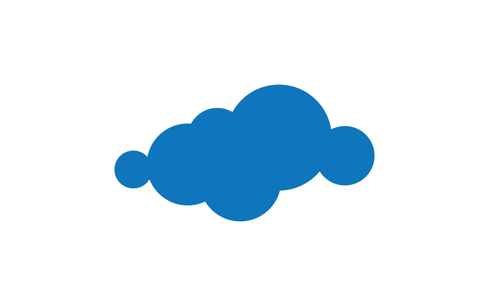 Cloud logo vector illustration template - TemplateMonster