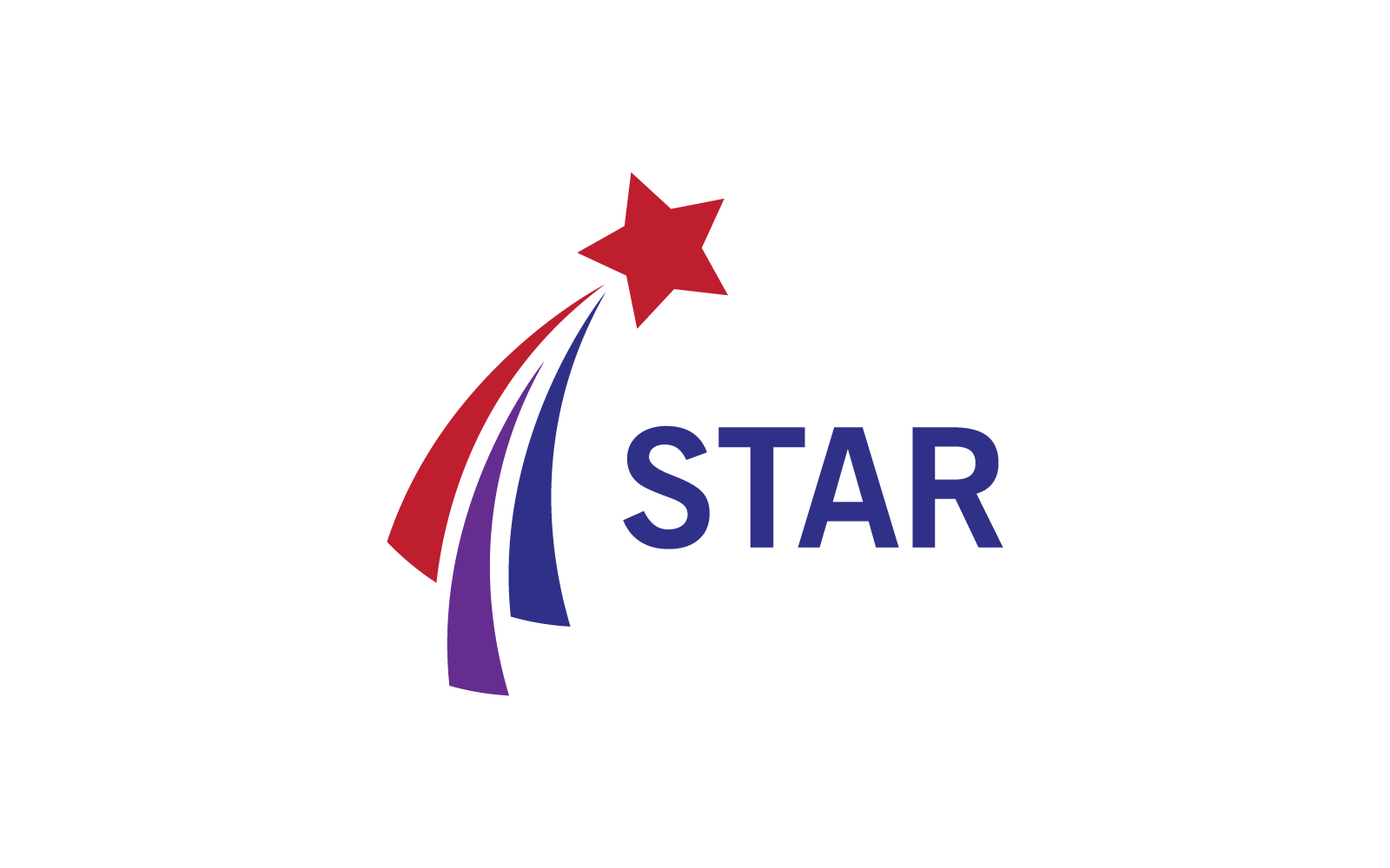 Yıldız Logosu illüstrasyon vektör düz tasarımı Yıldız Logosu illüstrasyon vektör düz tasarımı
