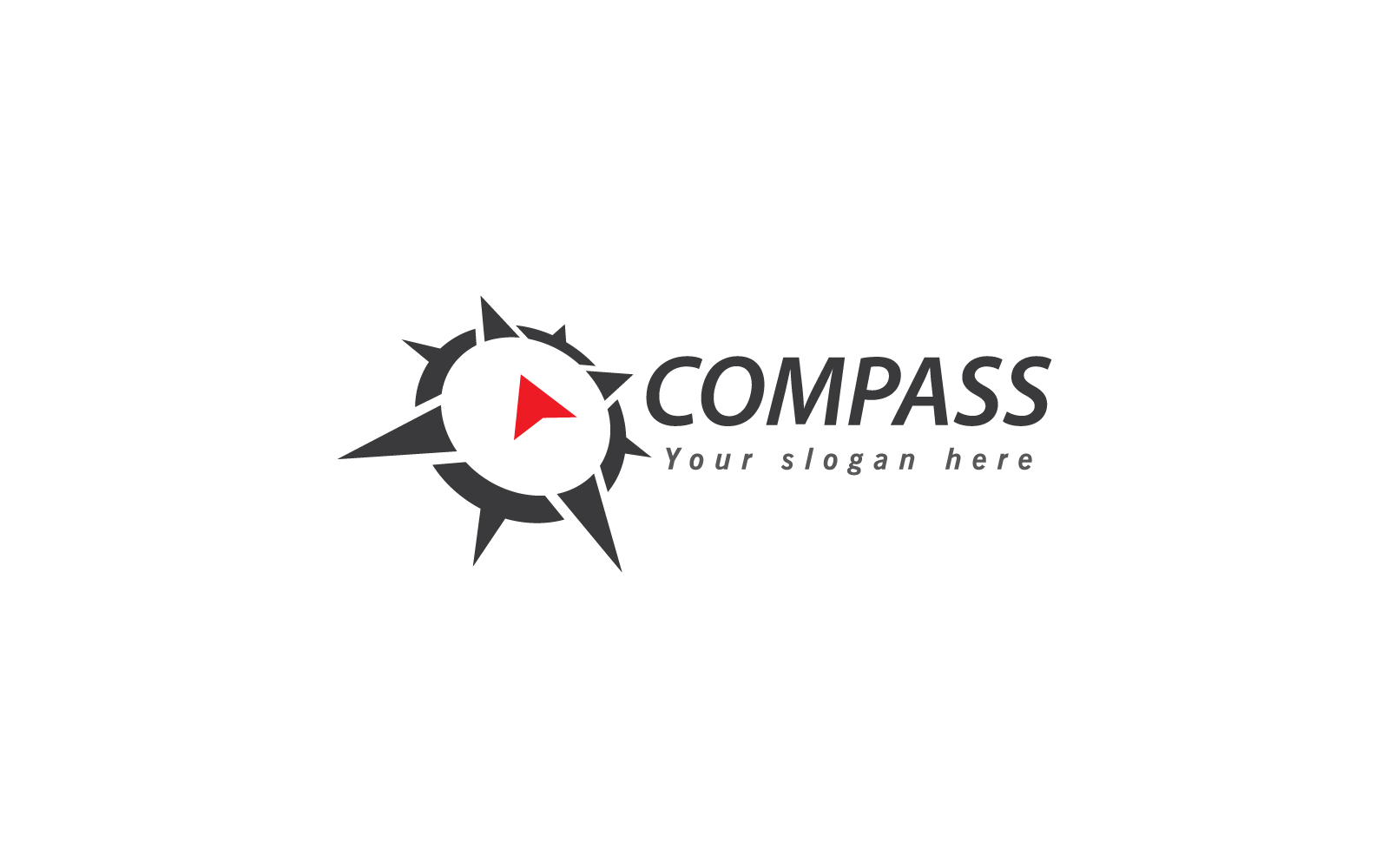 Kompass-Logo-Vektorsymbol-Vorlage, Illustrationsdesign