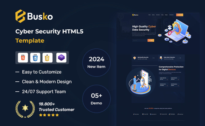 HTML Website Templates for Security Websites 🔐 Monster ONE