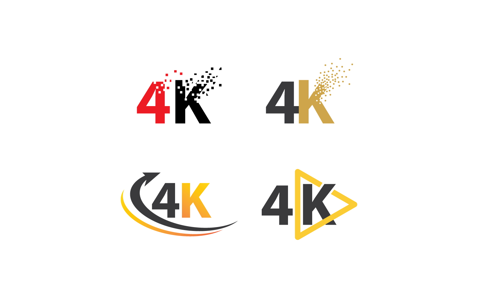Plantilla de ilustración vectorial 4K Ultra HD