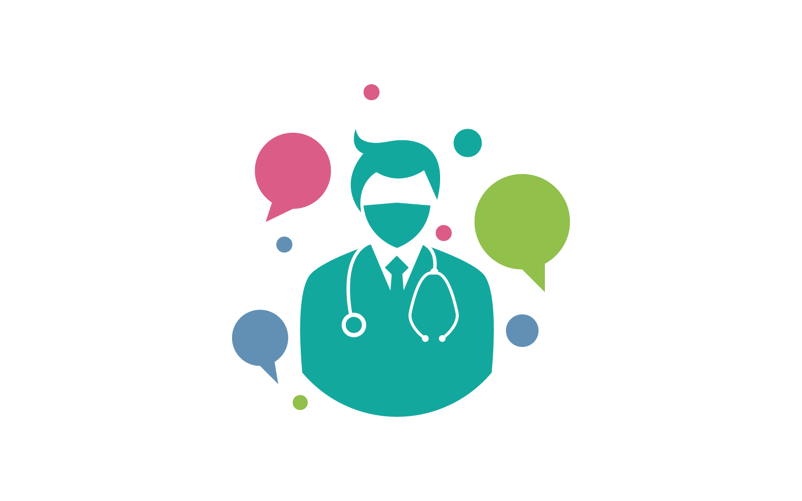 Illustration du vecteur de conception des agents de santé, des médecins ...