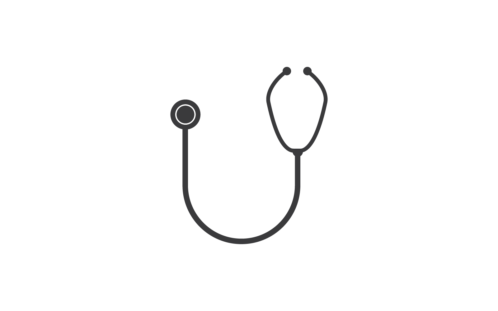 Stethoscope icon illustration vector flat design