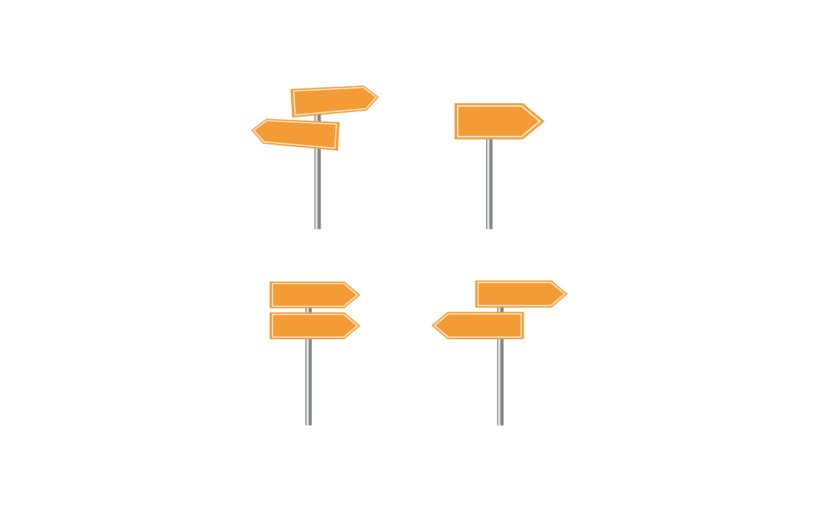 Panneau de signalisation icône illustration vectorielle design plat