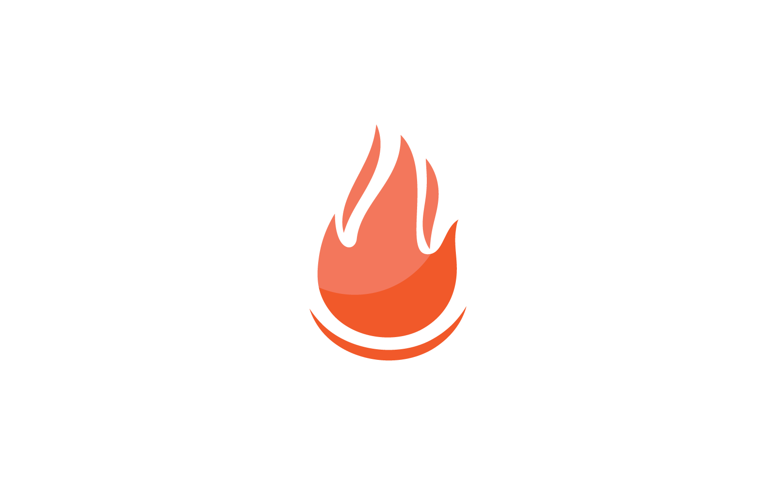 Oheň plamen Logo ilustrace vektor, ropa, plyn a energie