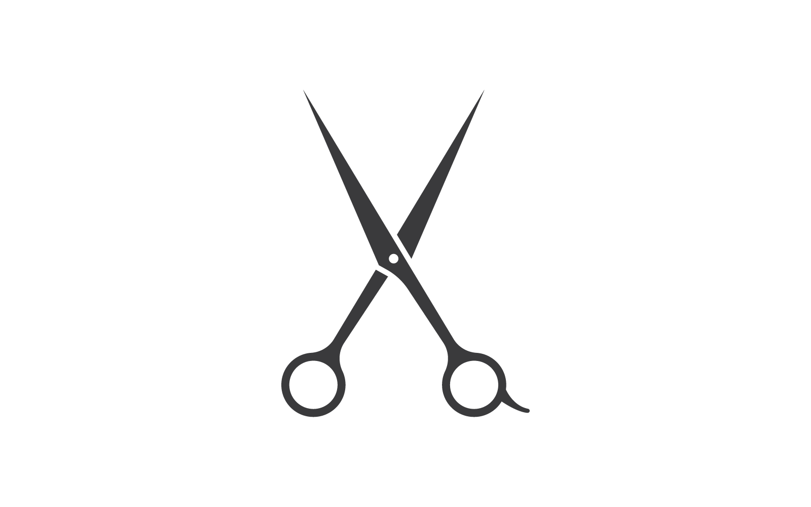 Nůžková ikona ilustrační vektor šablona - TemplateMonster