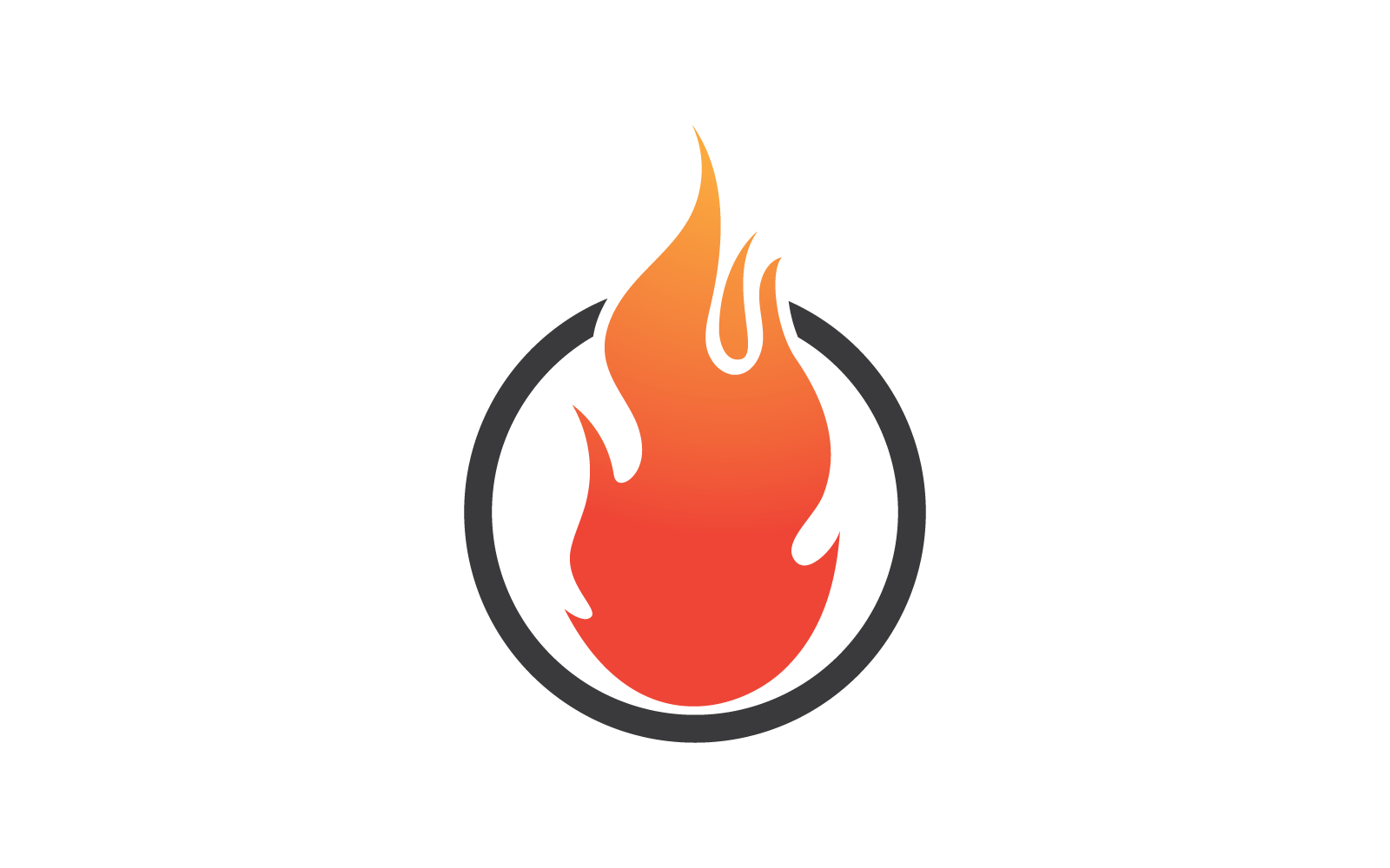 Oheň plamen ilustrace logo šablona #382681 - TemplateMonster