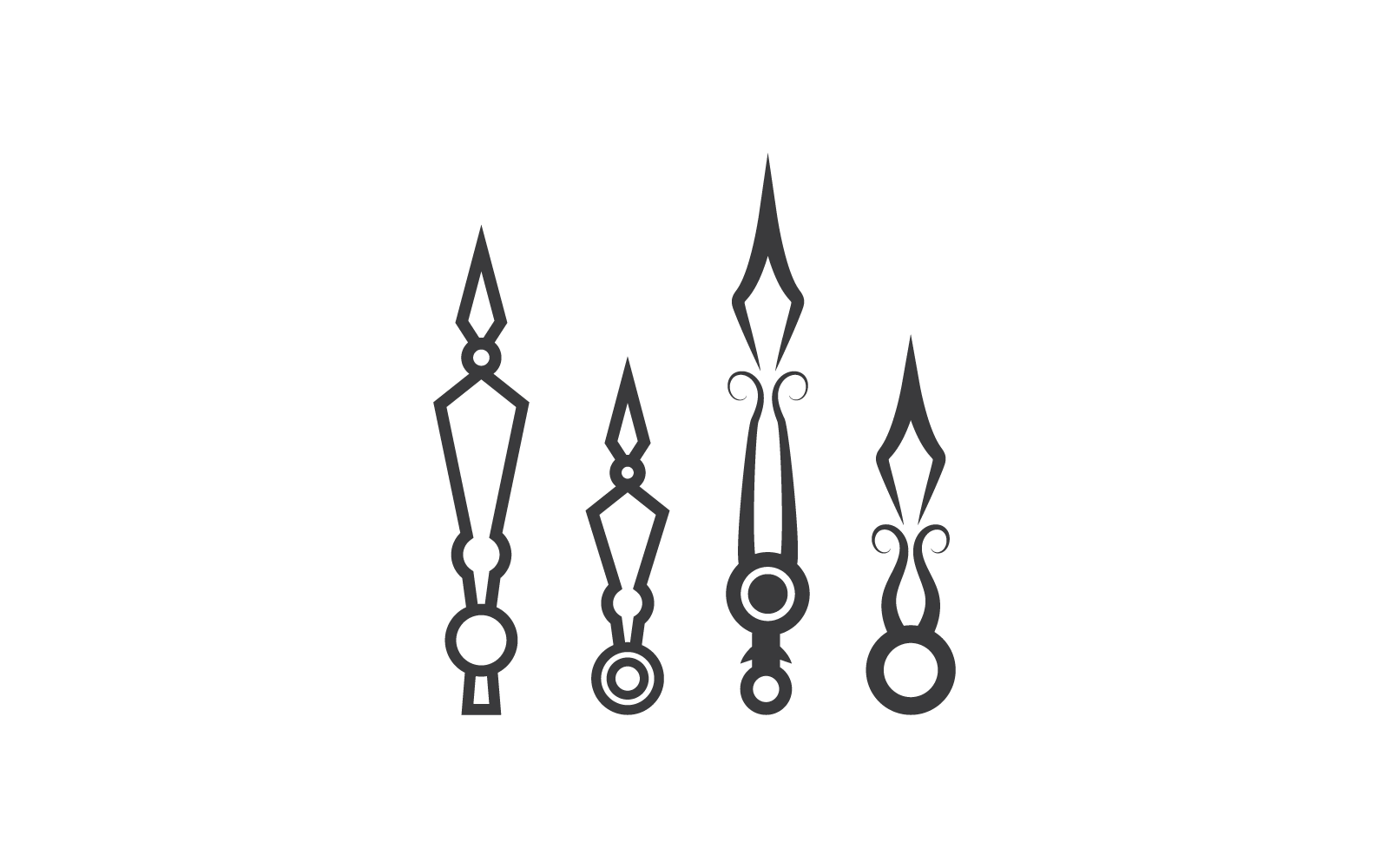 Clock hands illustration icon design vector - TemplateMonster