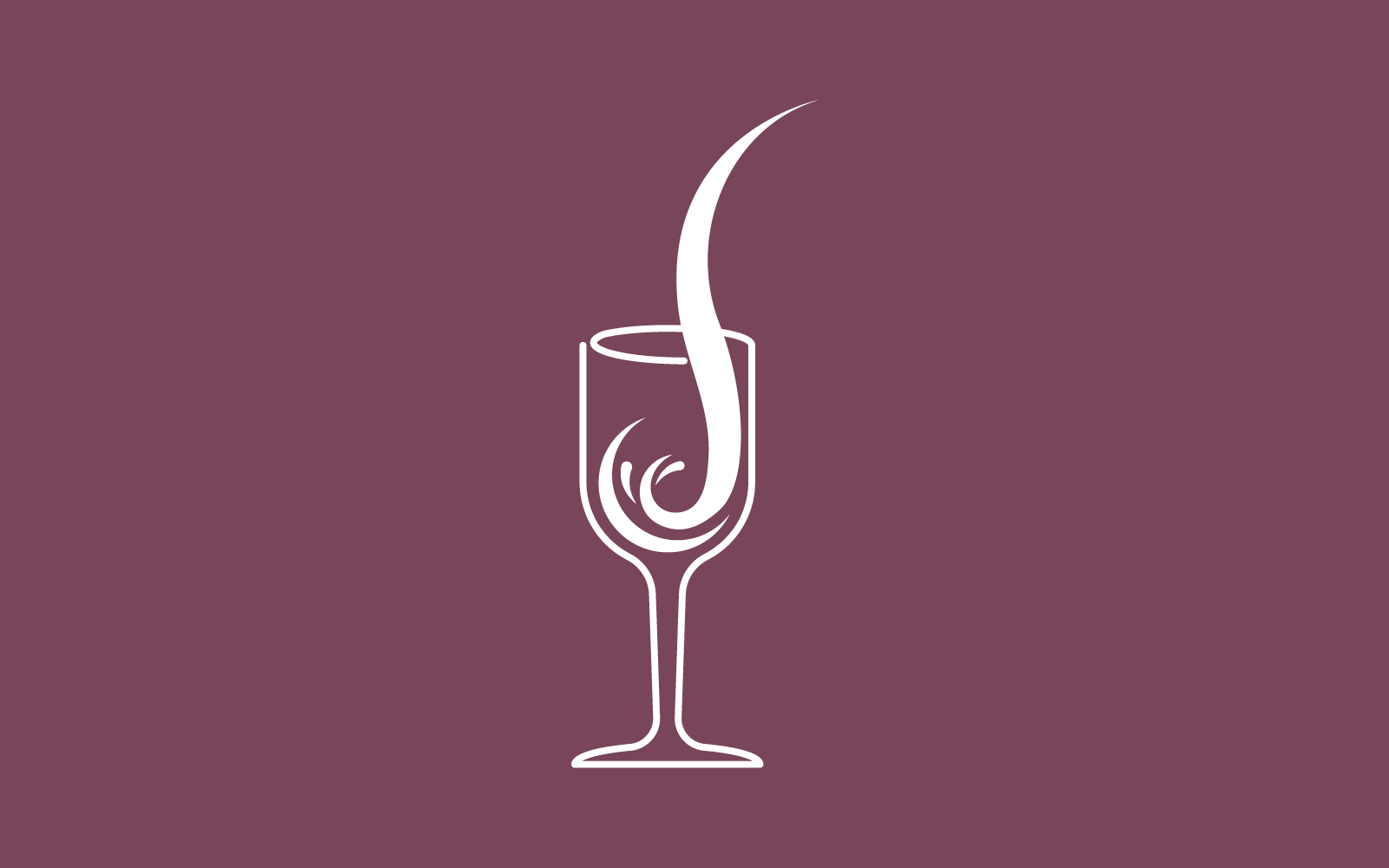 Wino Logo ilustracja Płaska konstrukcja - TemplateMonster