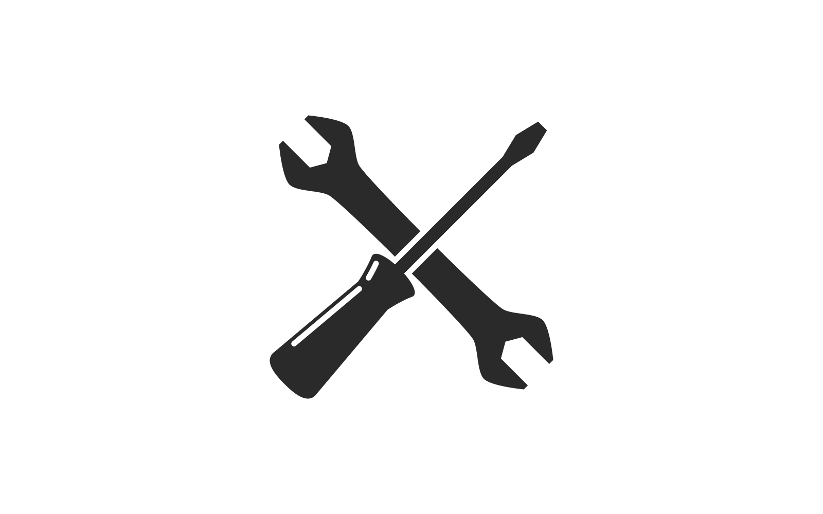 Modèle de conception vectorielle d'icône de logo de maintenance