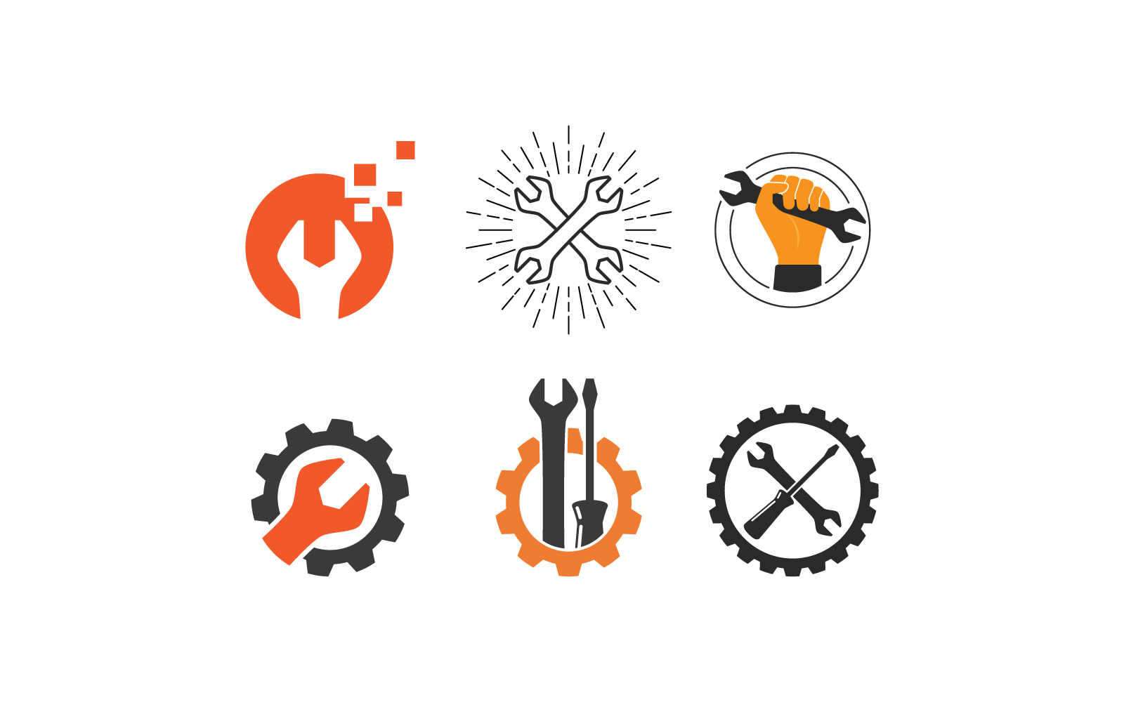 Maintenance logo icon illustration vector - TemplateMonster