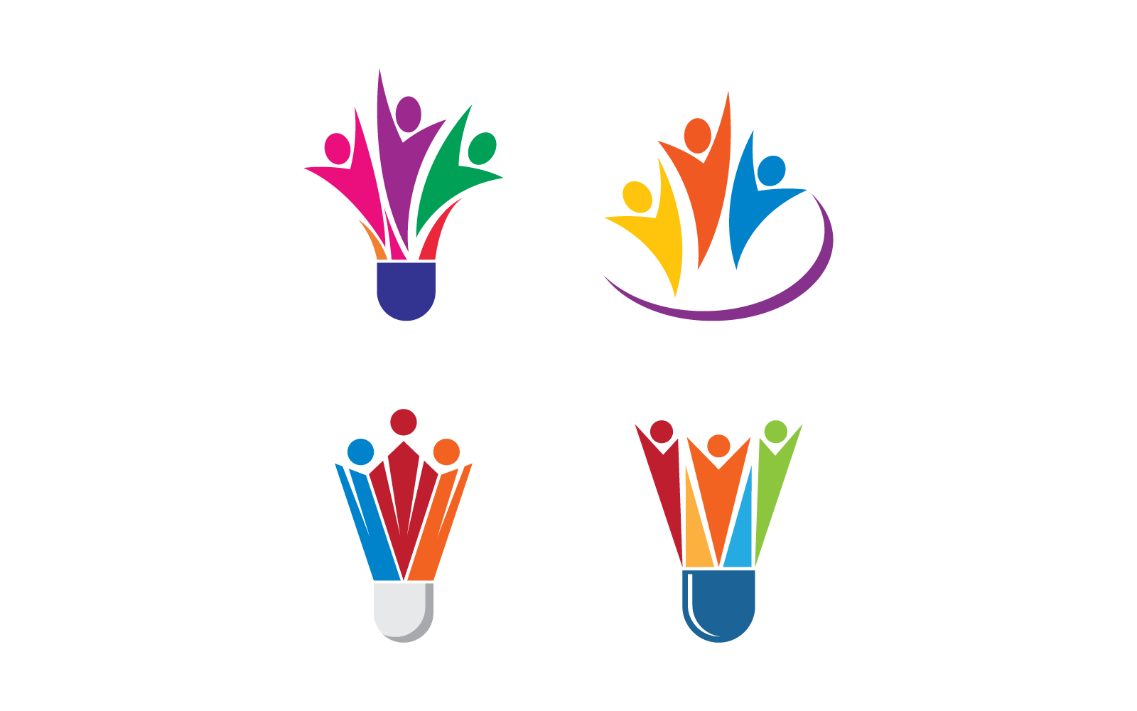 Suttle horoz logo illüstrasyon vektör tasarım şablonu