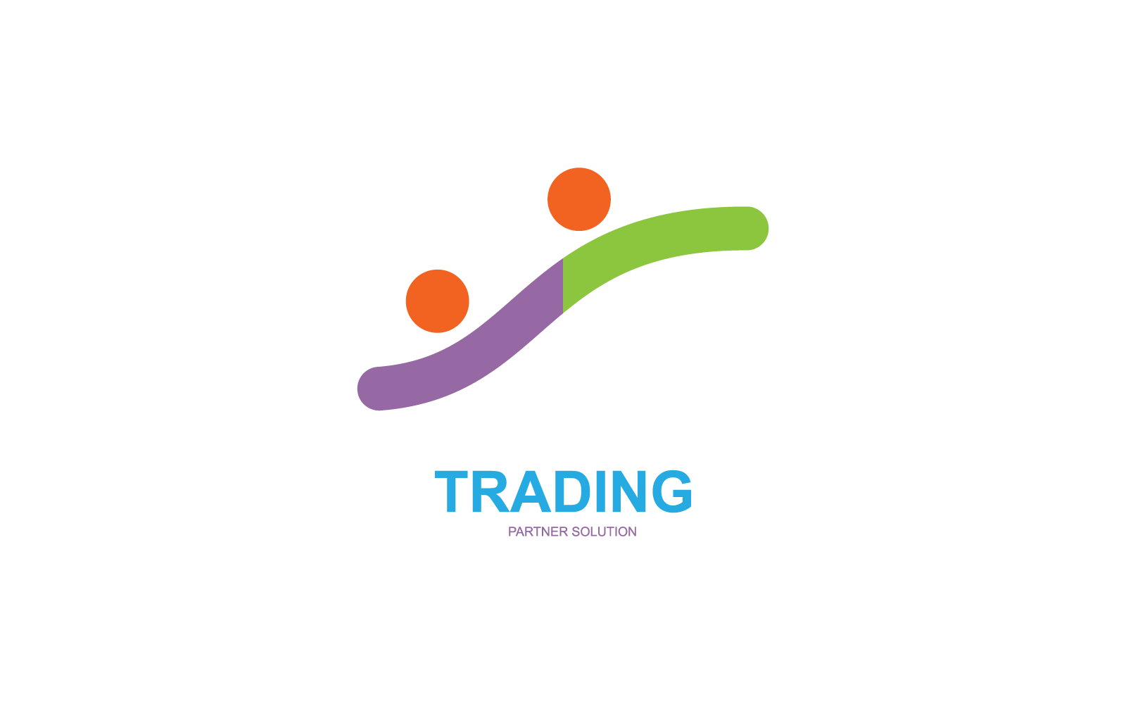 Modèle d'illustration vectorielle du logo Business Trading