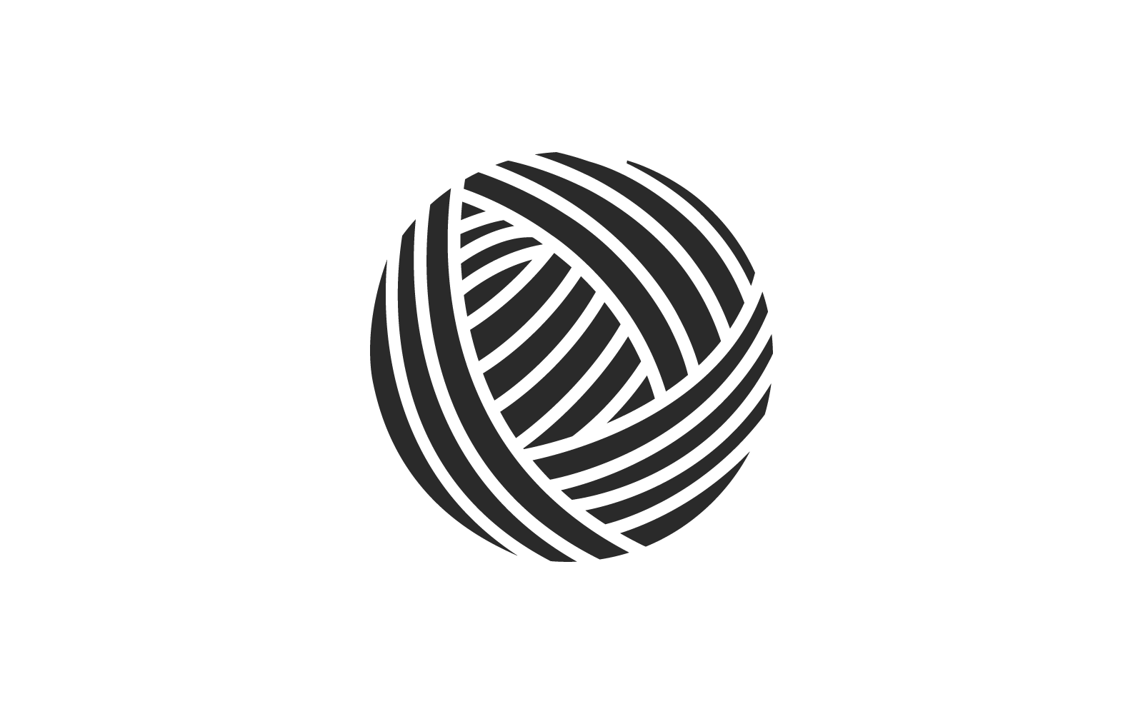 Bola de fio ilustração vetorial design plano