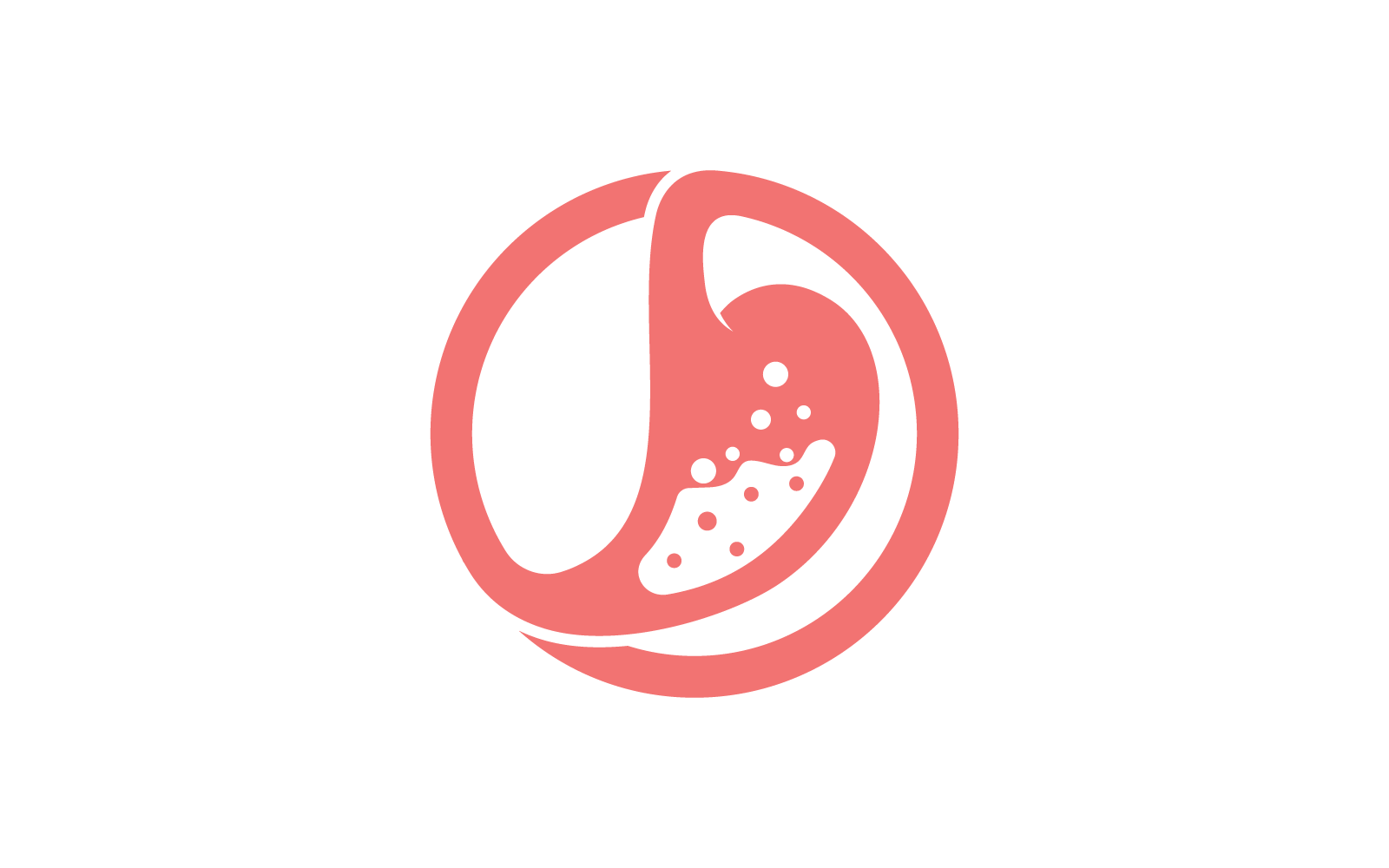Mide logo simge illüstrasyon vektör tasarımı