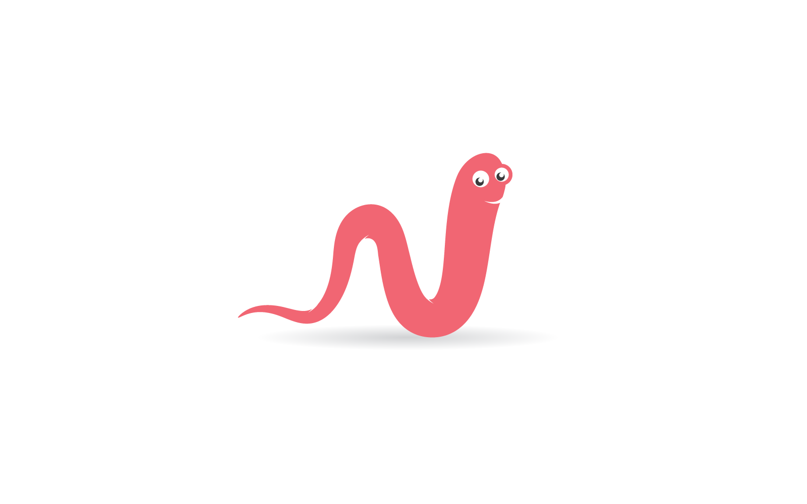 Wurm-Illustration-Logo-Symbol-Vektor-Design - TemplateMonster