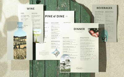 Food and Drinks Restaurant Menu - Corporate Identity Template