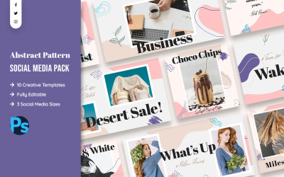 Instagram Mega Bundle Social Media Template - TemplateMonster