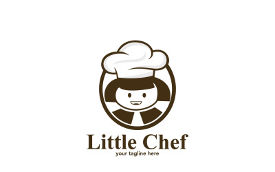 Modèle de logo de chef de bande dessinée - TemplateMonster