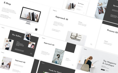 Magazine PowerPoint Templates - PPT & PPTX Themes for Blog & Media ...